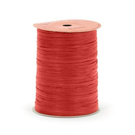Berwick Wraphia II Matte Paper Craft Ribbon, 100-Yard Spool, Burgundy ...