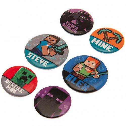 Minecraft Badge Set (Pack of 6) - Walmart.ca