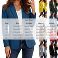 BiZtdJrK Blazers for Women Lightweight Relaxed Fit Suit Jacket Business ...