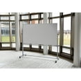 Luxor 72" x 40" Mobile Magnetic Double Sided Whiteboard - Walmart.com