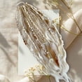 NWOKYZGH 1Pc Boho Braided Ponytail Extension with Hair Tie, Long ...