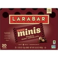 Larabar Double Dark Chocolate Mini Bars, Gluten Free Vegan Bars, 20 ct ...