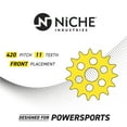 Niche 420 11T Front Drive Sprocket for Yamaha DT50 Motorcycle 519 ...