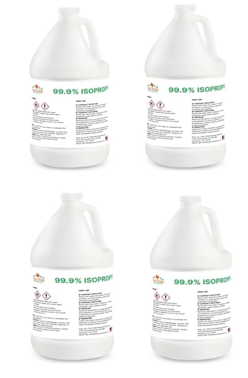 Alcohol isopropílico Five Star Materials Resources, 4 litros, 99.9% ...