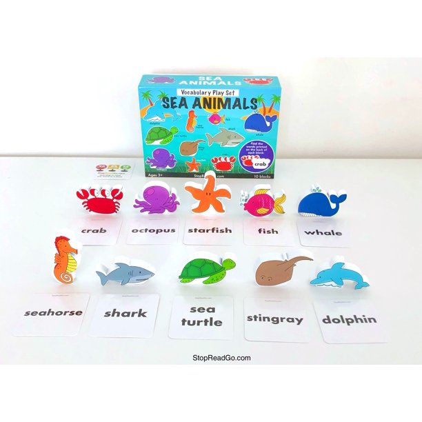 Vocabulary Play Set - Sea Animals - Walmart.com