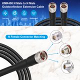 35ft KMR400 N Male to N Male Ultra Low Loss Coax Extension Cable 50ohm ...