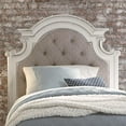 Magnolia Manor White Twin Uph Panel Headboard - Walmart.com