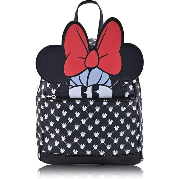Disney Women's Minnie Mouse Graphic Mini Backpack, Black - Walmart.com