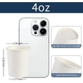 [300 Count - 4 oz] Small Paper Cups, Mouthwash Cups Bathroom Cup Mini ...