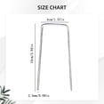 20 Pcs Landscape Staples,Garden Staples Pins,U-Shaped Garden Stakes ...