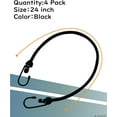 4 Pcs 24 Inch Heavy Duty Small Bungee Cord with Hooks - Perfect for ...