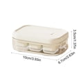 6 Cubes Ice Mold with Press-Type Easy Release, Stackable Ice Trays for ...
