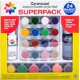 Ceramcoat Paint Super Pack Set 24/Pkg-Basics - Walmart.com