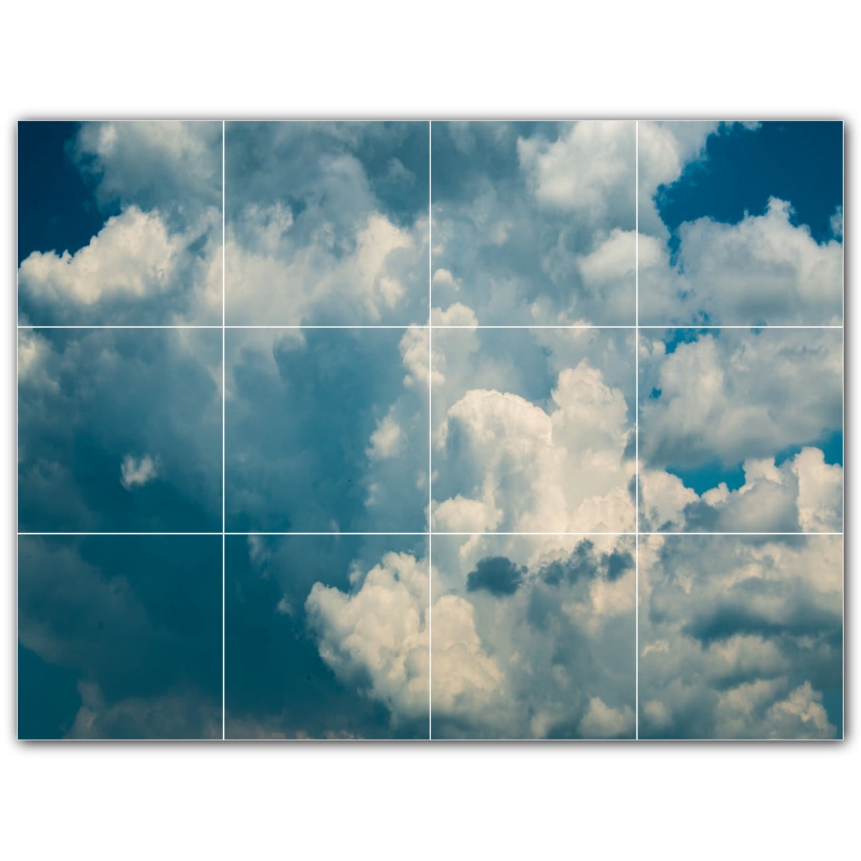 Picture-Tiles.com: Clouds Ceramic Tile Wall Mural WAL500387-43M. 24"W x ...