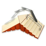 Tech Deck - Build-A-Park - Kicker to 6 Stair Rail (Red) - Walmart.com