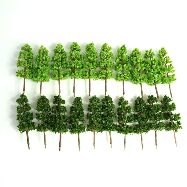 pitrice Pack of 20 1:200 Scale Architecture Model Trees Miniature ...