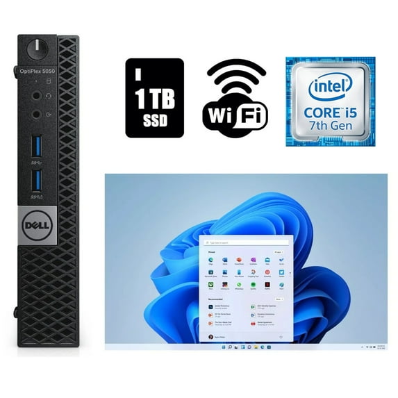 Restored Dell OptiPlex 5050 Micro Desktop Computer Intel Core i5 16GB ...
