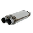 Flowmaster 72469 FlowFX Muffler 3" Dual Inlet/Outlet - Moderate Sound ...