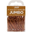 Staples Jumbo Gold Paper Clips Smooth 100/Pack (32012) 480112 - Walmart.com