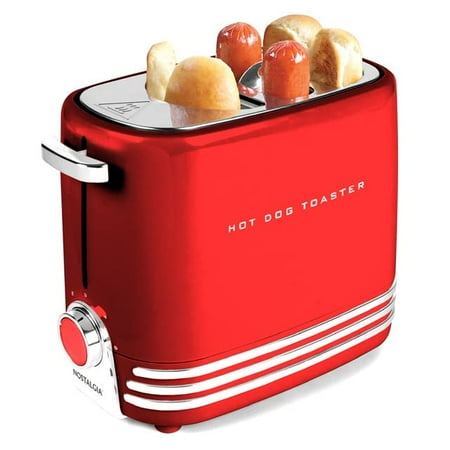Nostalgia 2 Slot Hot Dog And Bun Toaster With Mini Tongs, Hot Dog ...