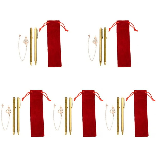 PENGXIANG 5 Sets Dragon Rule Brass Fengshui Detector Stick Brass ...