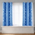 Dpityserensio 52x63in Star Shade Curtains Outdoor Curtains Dreamy Star ...