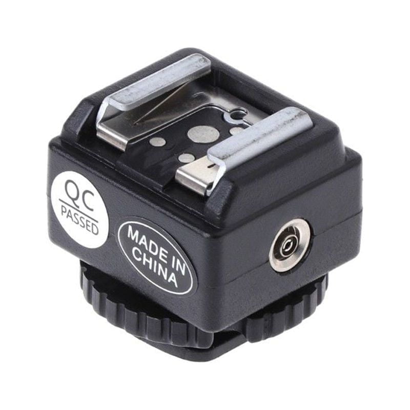 Hot Shoe Converter Adapter PC Sync Port Kit For Flash To For Camera ...