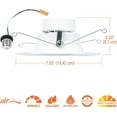 HALO RL Series 5/6 inch Recessed LED Retrofit Light, Selectable CCT 2700K-5000K Integrated LED ...