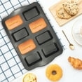 Mini Loaf Pan, Non-Stick Bread Mold for Brownie, Cheesecake, Chocolate ...