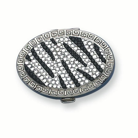 Greek Key Zebra Swarovski Crystal Pillbox Personal Care | Walmart Canada