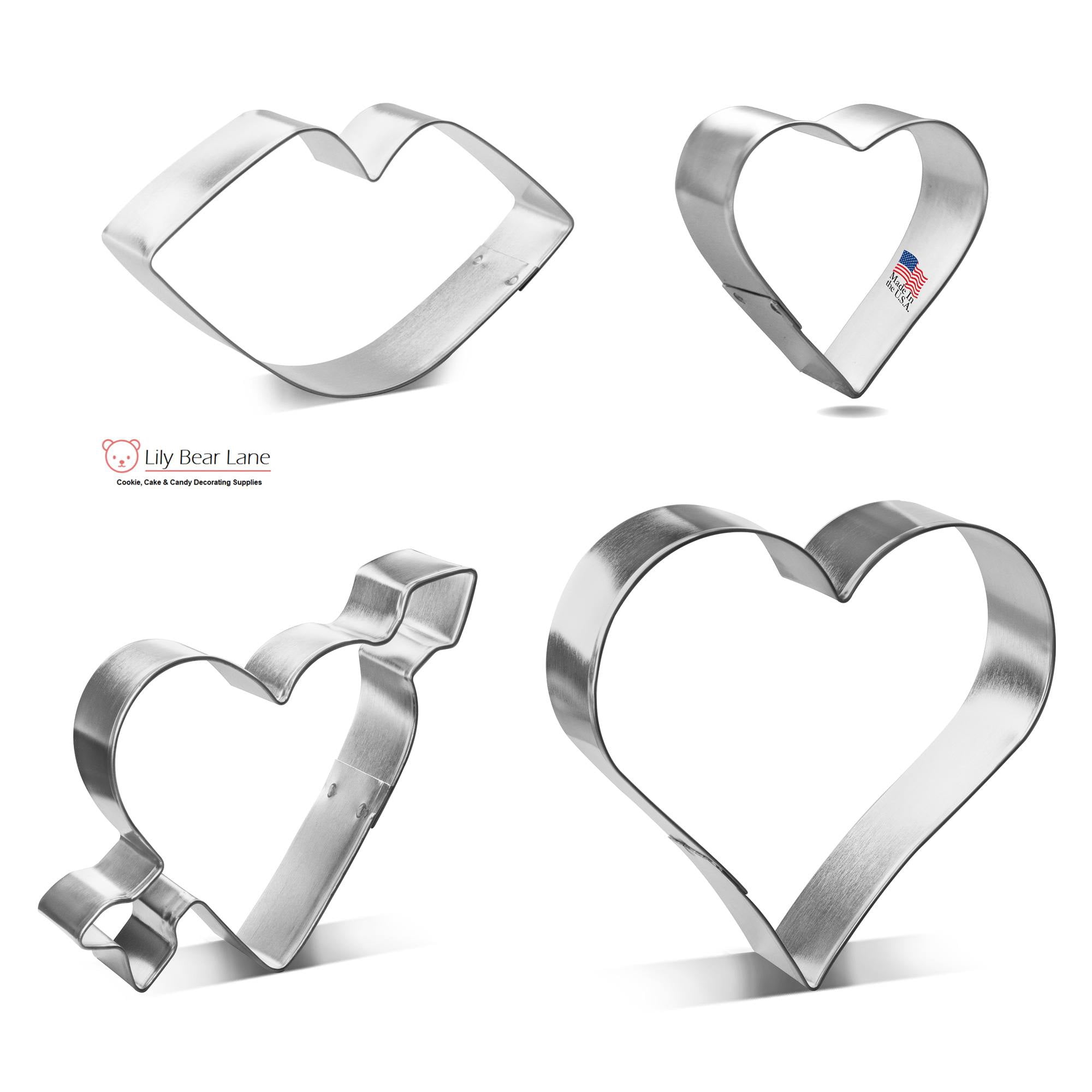 Food & Fermenting Lily Bear Lane 3D Printed Square Cookie Cutter Baking ...