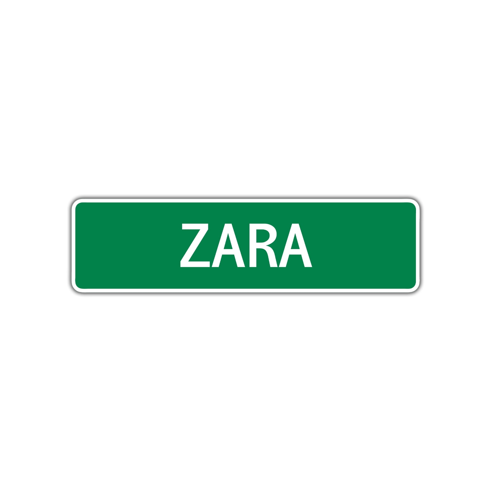 Zara Girls Children Indoor Outdoor Name Letter Printed Label Wall ...