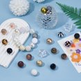 50Pcs Acrylic Beads Round Mixed Color 19~20mm Hole: 2.5~3.5mm 50pcs/set ...