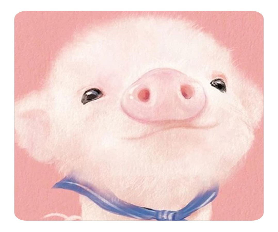 POPCreation Lovely Pink Pig Mouse pads Gaming Mouse Pad 9.84x7.87 ...