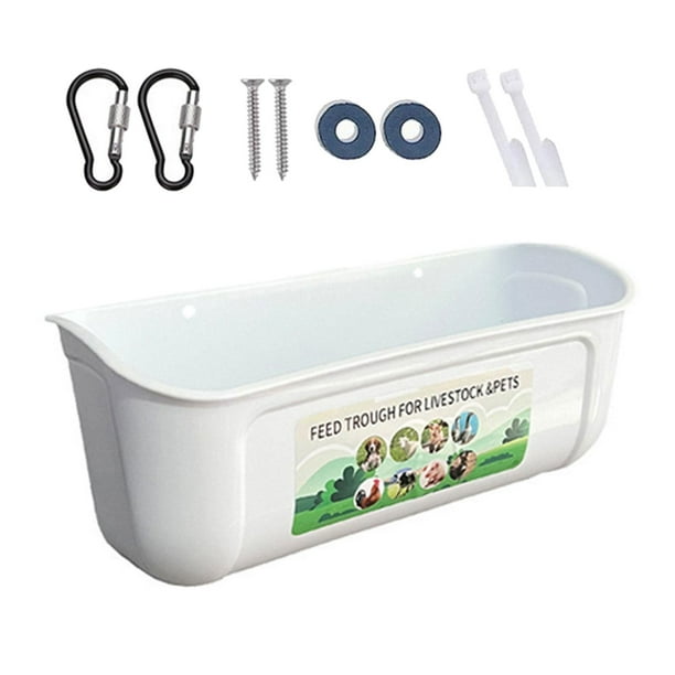 Esquirla Chicken Goat Hanging Fence Feeder Livestock feed Trough for ...