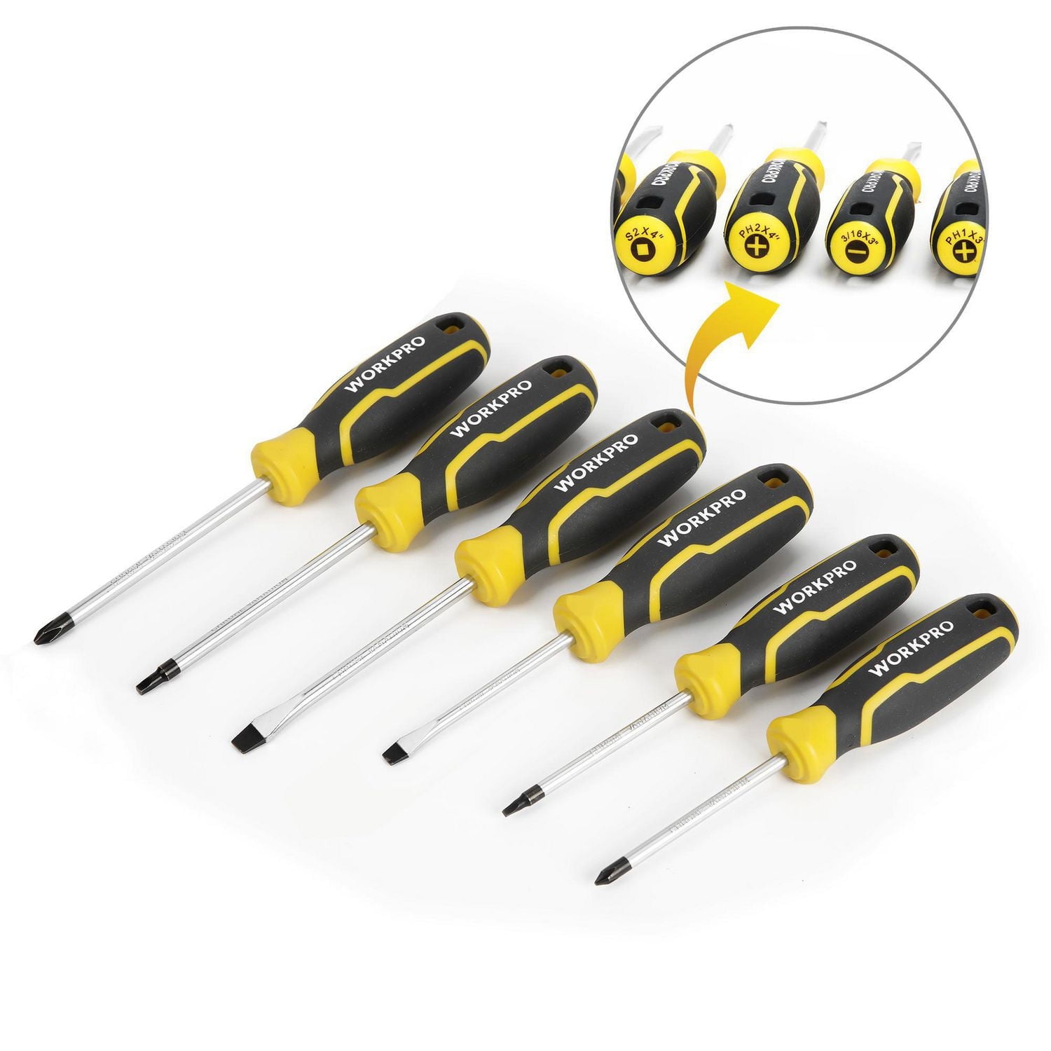 Click here for Workpro 6-Piece Screwdriver Set 6 prices