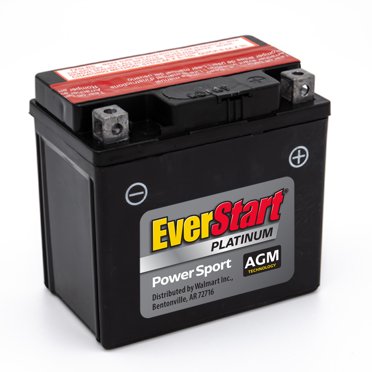 EverStart Premium AGM PowerSport Battery, Group Size TX14AH 12 Volt ...