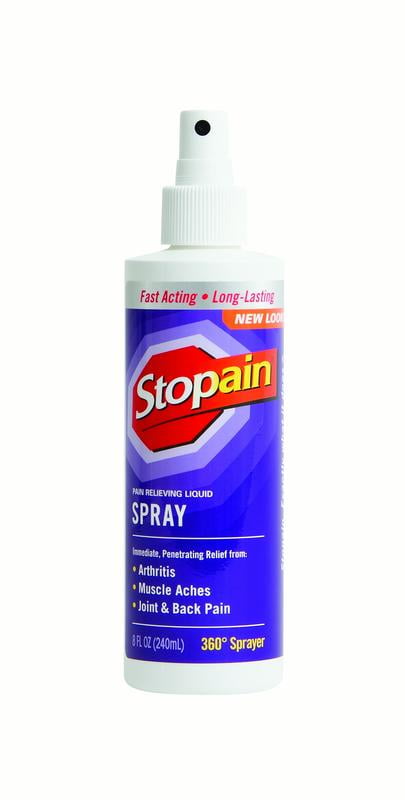 Stopain - Pain Relieving Liquid Spray - 8 fl. oz. - Walmart.com