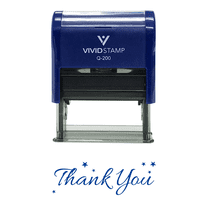 Vivid Stamp Verified Self Inking Rubber Stamp (Red Ink) - Medium ...