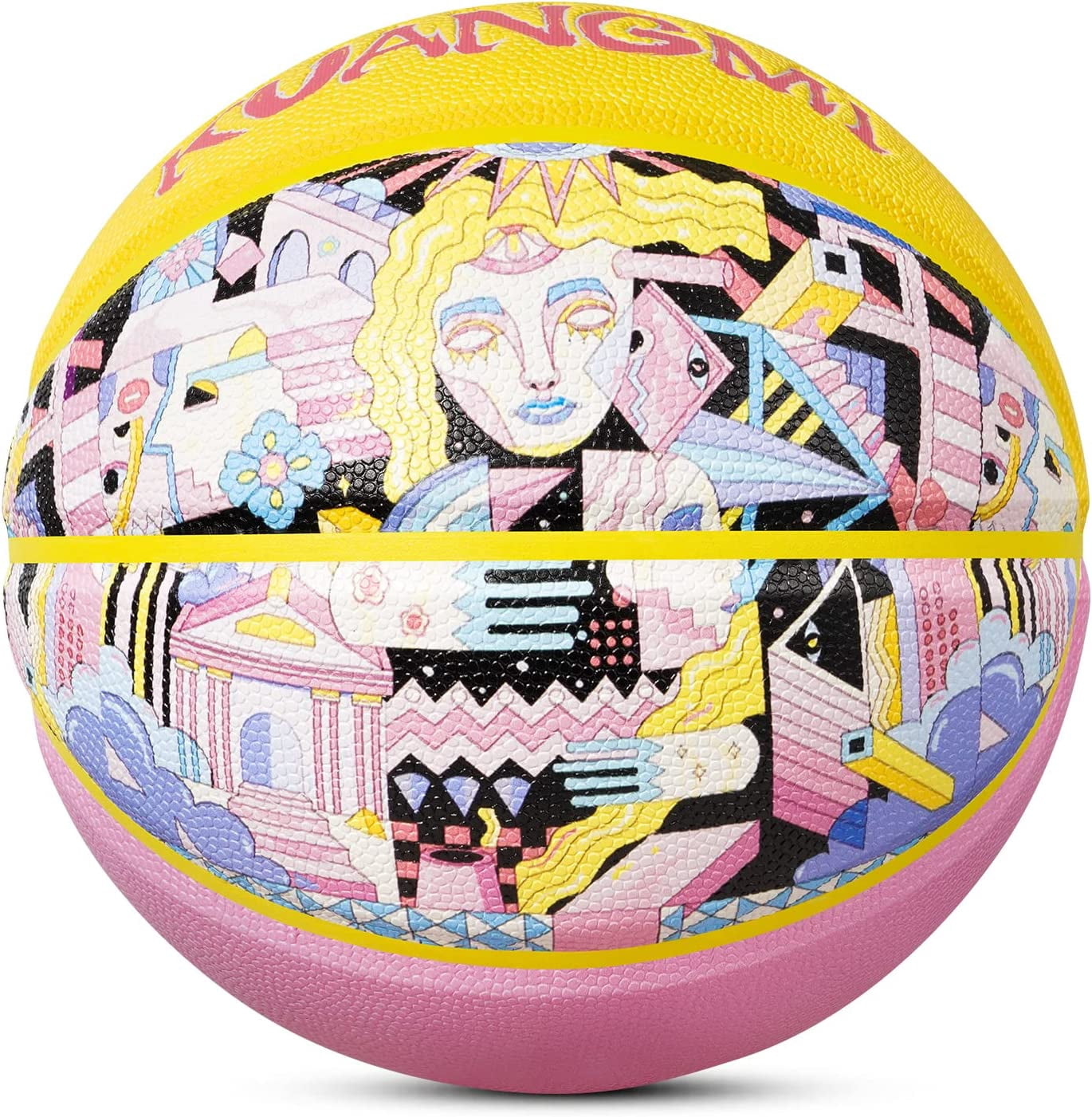 Kuangmi Pink Series Basketball Size7 Color Street Ball Indoor and ...