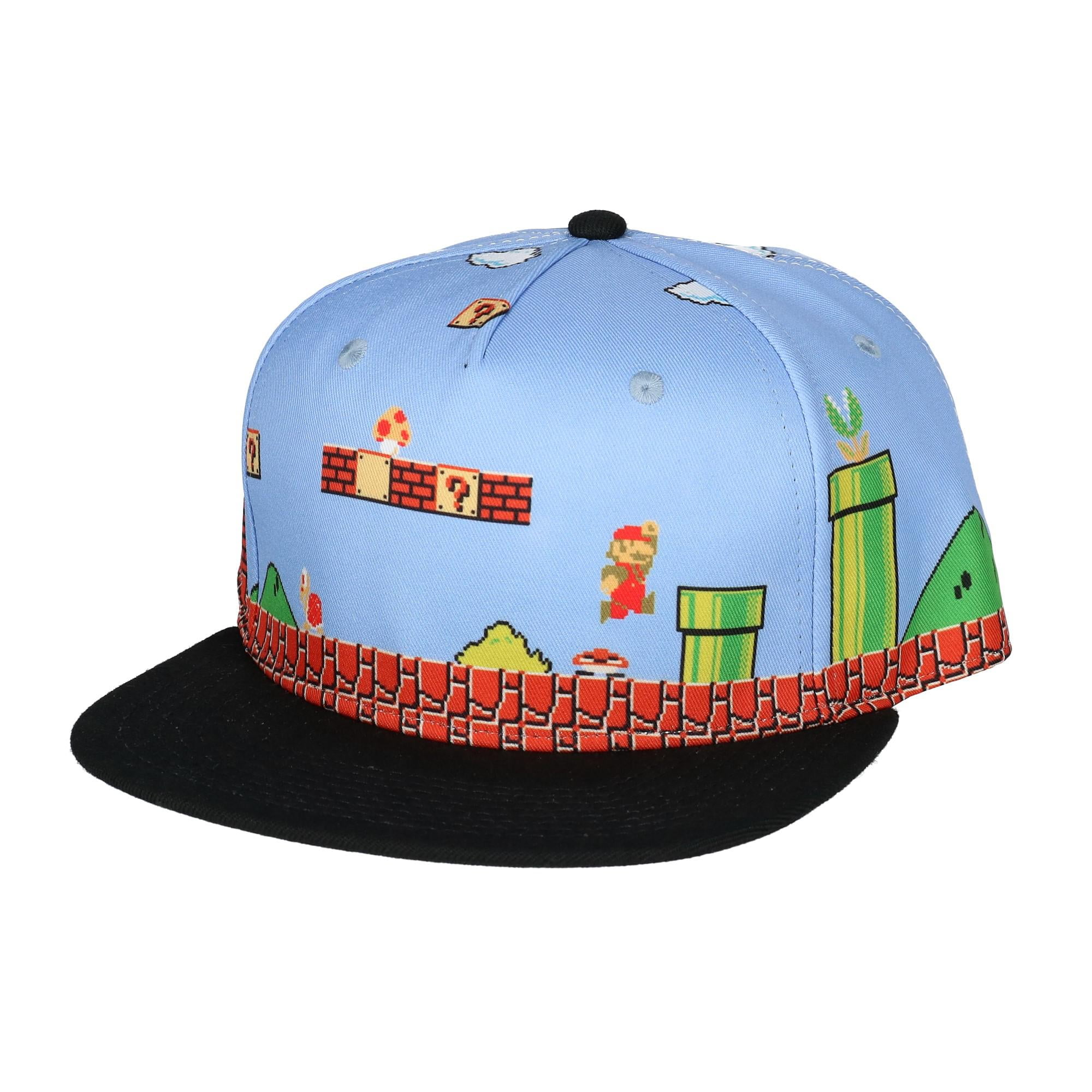 Nintendo Men's Mario All Over Scene Snapback Hat | Walmart Canada