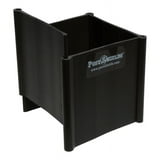 Post Shields Inc. 4 in. H X 4 in. W X 4 in. L Plastic Brown Fence Post ...