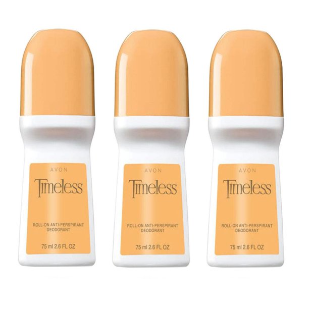Avon Timeless Roll-on Anti-perspirant Deodorant 2.6oz pack of 3 ...