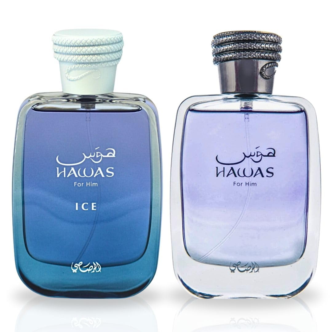 Perfume RASASI Hawas & Hawas Ice EDP en aerosol, 100 ml, para hombre ...