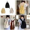 Functional Nylon Backpack School Bag Spacious School Bag for Commuting ...