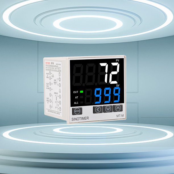 TB&W 50/60HZ Digital PID Thermostat Relay Output Temperature Regulator ...