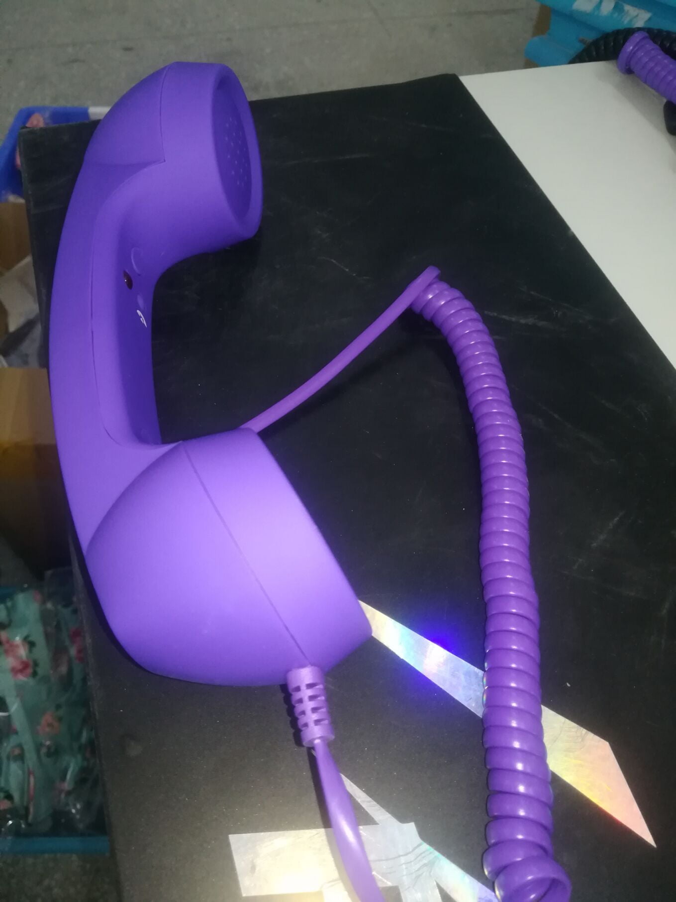 3.5mm Universal Phone Telephone Radiation-proof Receivers Cellphone ...