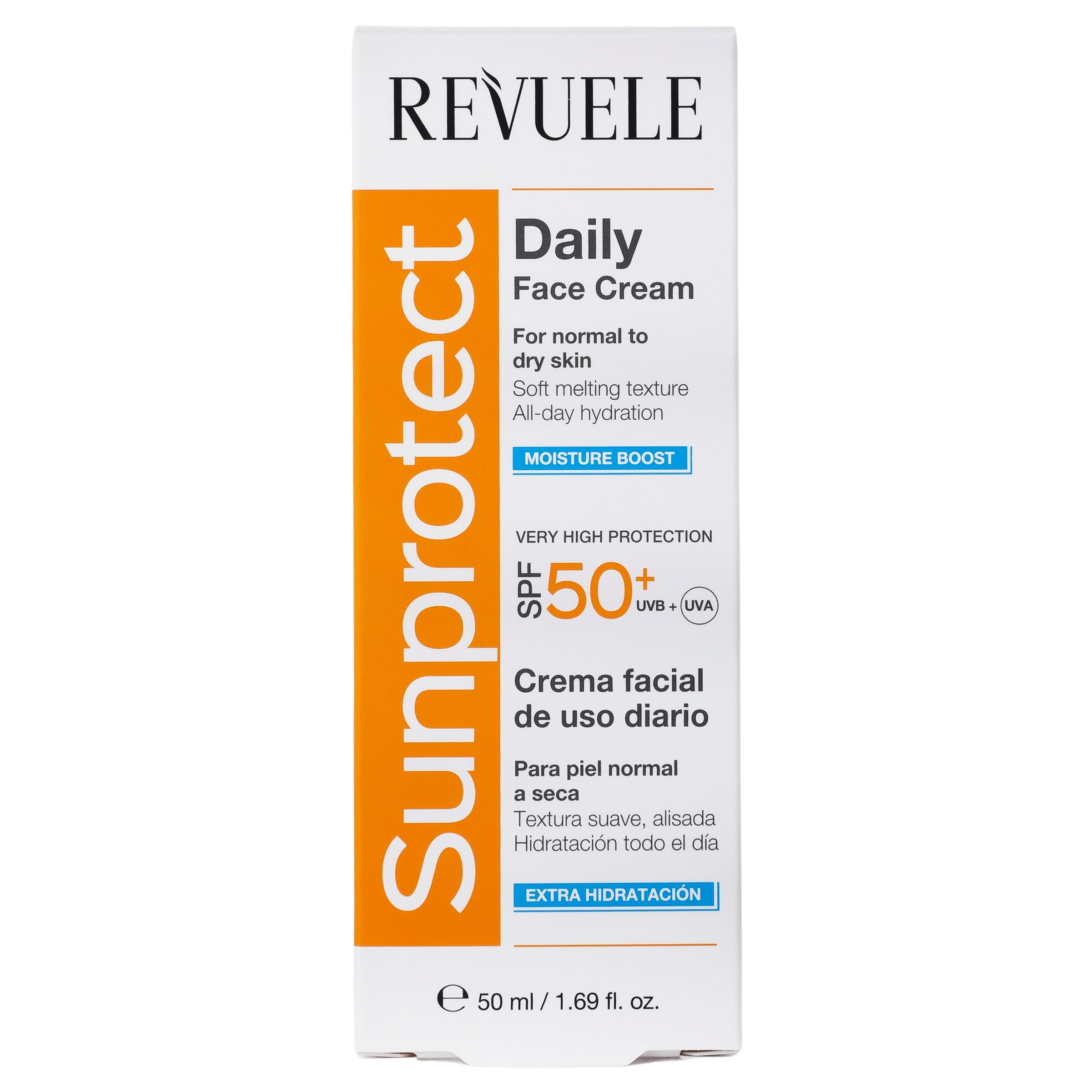 Crema Facial con Protección Solar Revuele 50 FPS | Walmart en línea