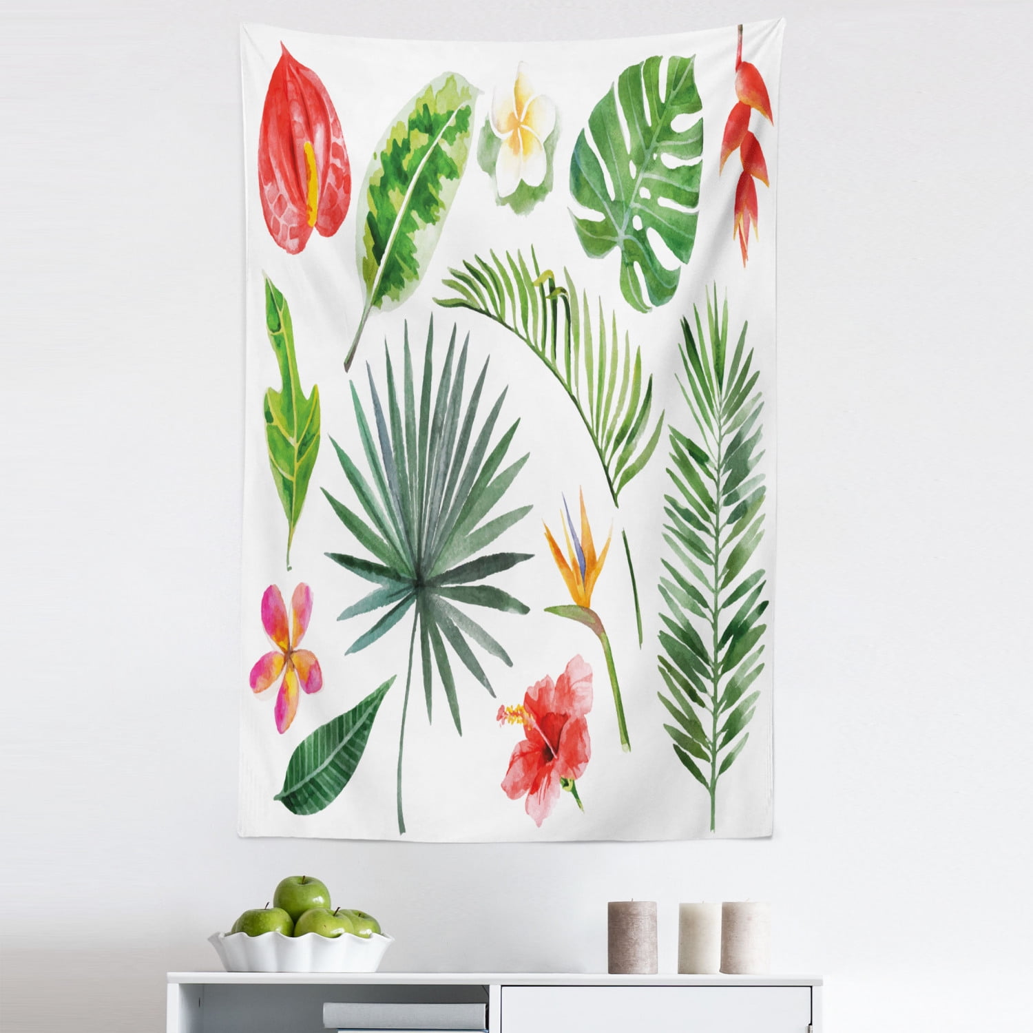 Plant Tapestry, Diverse Pattern of Leaves and Flowers from Tropical ...