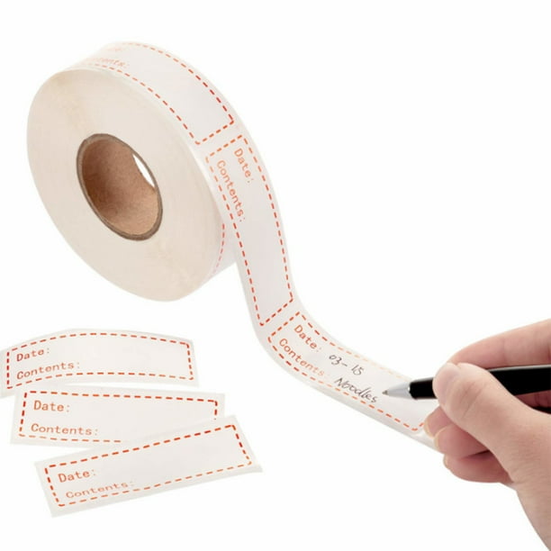 Freezer Food Labels Self Adhesive Date Labels Frozen Food Storage ...